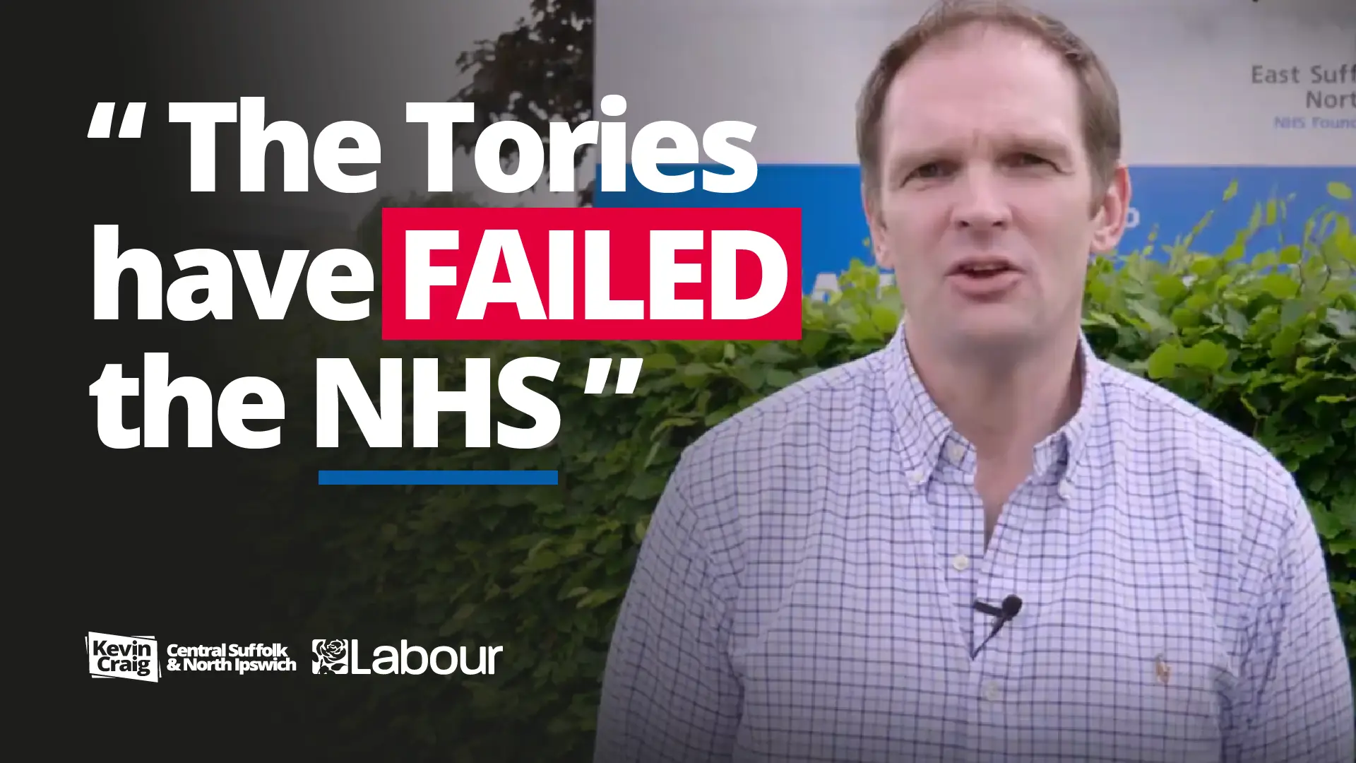"The Tories have FAILED the NHS" - Dr Dan Poulter Speaks Out - Kevin Craig